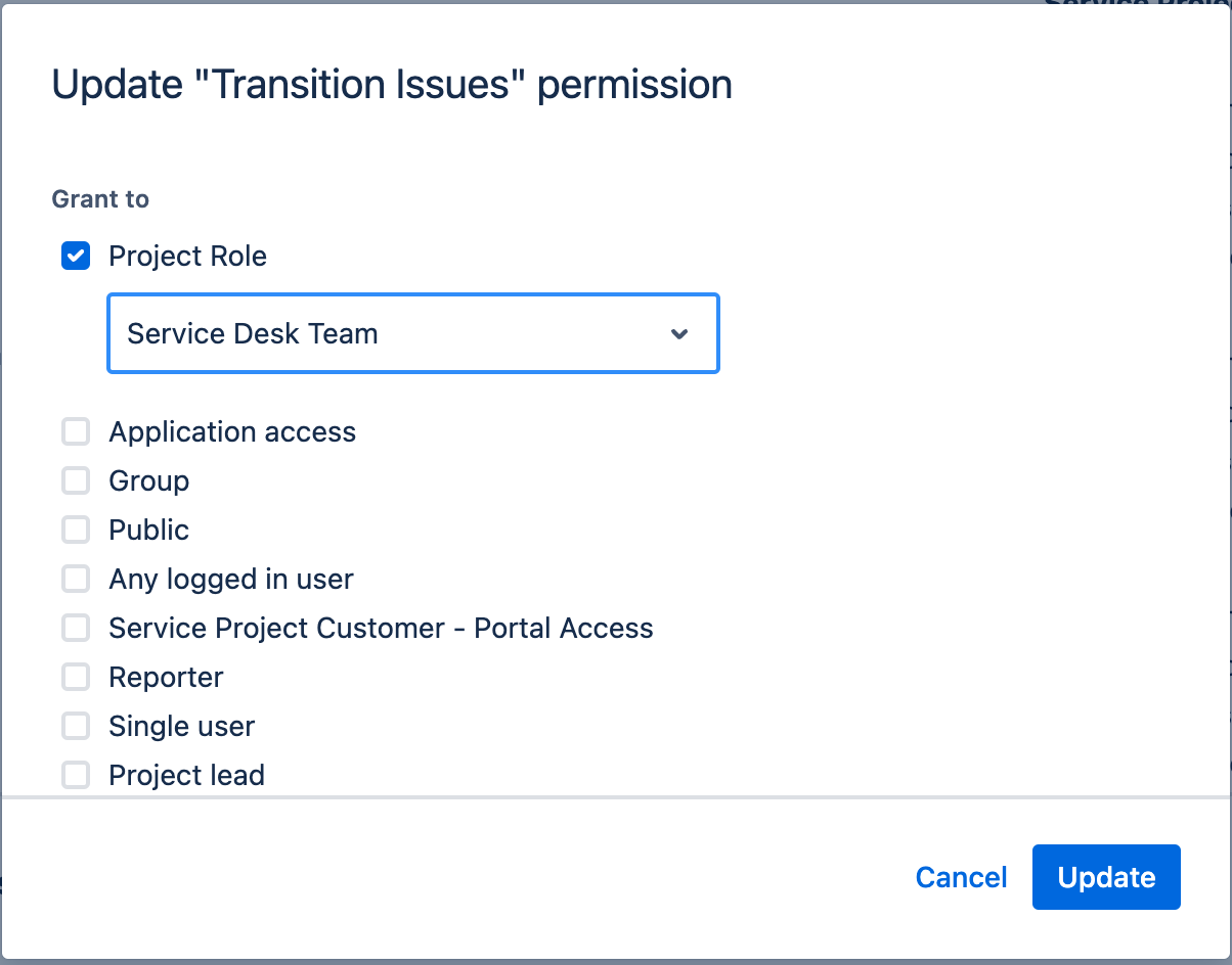 Possible causes to error: "You don’t have permission to transition this issue/ticket" | Jira ...